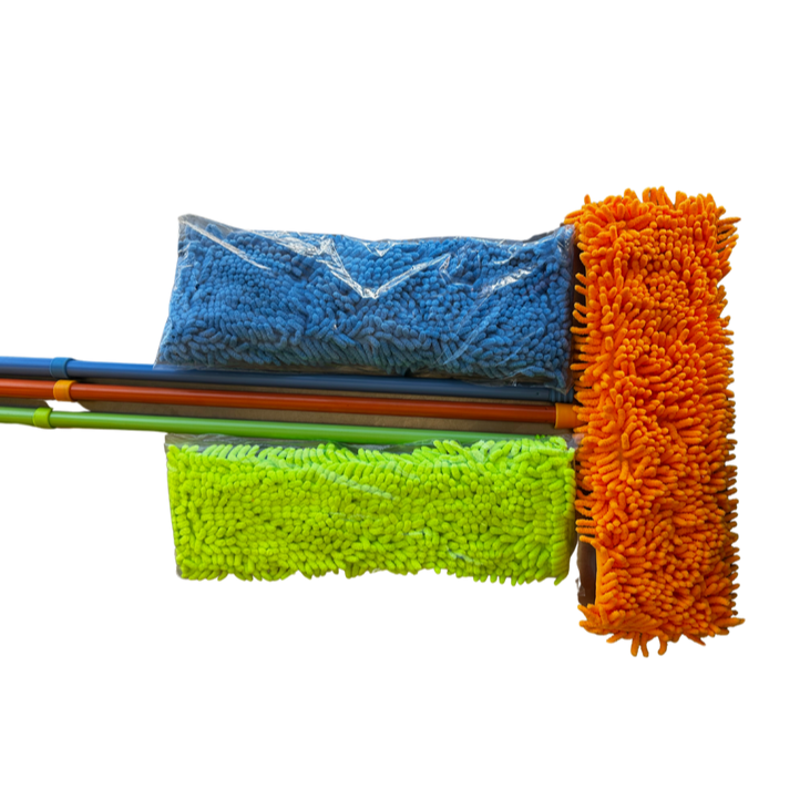 Mop de Microfibra Rectangular Completo 3 Colores (Por pieza) | Mr MAC ...